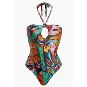 FARM Rio | Swim | Nwt Farm Rio Banana Foliage One Piece Swimsuit | Poshmark
